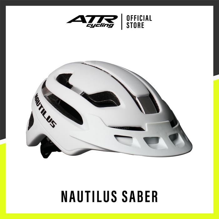 Jual Helm Sepeda NAUTILUS SABER WHITE MTB / Urban / Lipat / Listrik ...