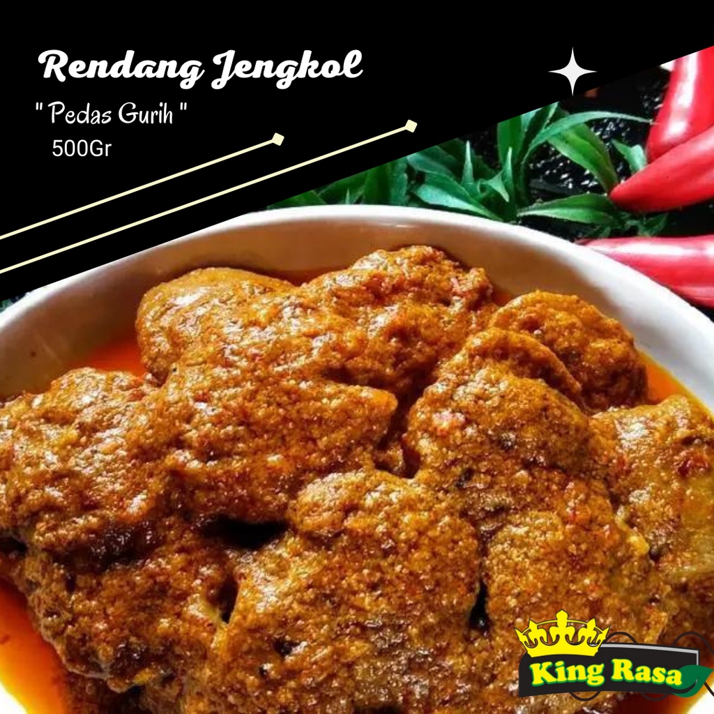 Jual Rendang Jengkol Pedas Gurih 500 Gram | Rendang Padang | Shopee Indonesia