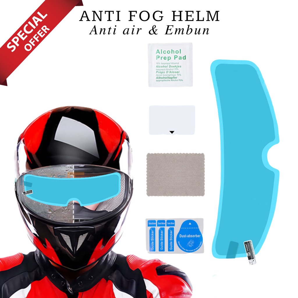 Jual Stiker Kaca Anti Fog Stiker Helm Rainproof Stiker Spion Anti Fog ...