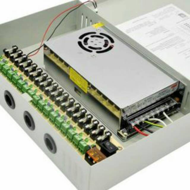 Jual POWER SUPPLY CCTV 12V 30A + FUSE | Shopee Indonesia