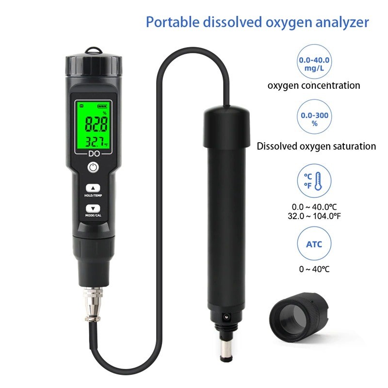 Jual Dissolved Oxygen Analyzer DO Tester Oksigen Water Quality Meter ...