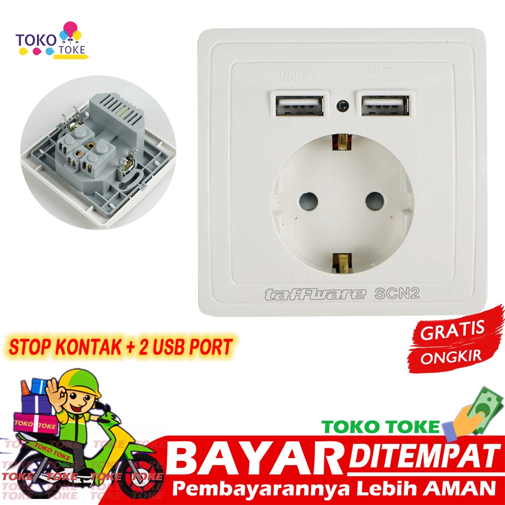 Jual Stop Kontak Usb 2 Lubang Usb Colokan Dinding Stok Kontak Universal ... Jual Stop Kontak Usb 2 Lubang Usb Colokan Dinding Stok Kontak Universal ...