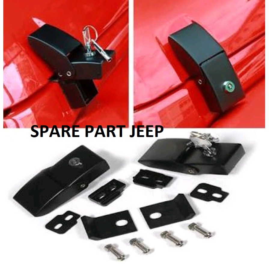 Jual Pin Hood Lock - Black. Kunci Pengait Cantolan Kap Mesin - Hitam ...
