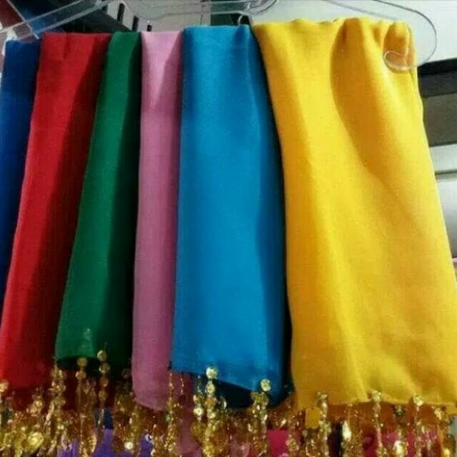 Jual Selendang tari polos-sampur polos-selendang polos anak | Shopee ...