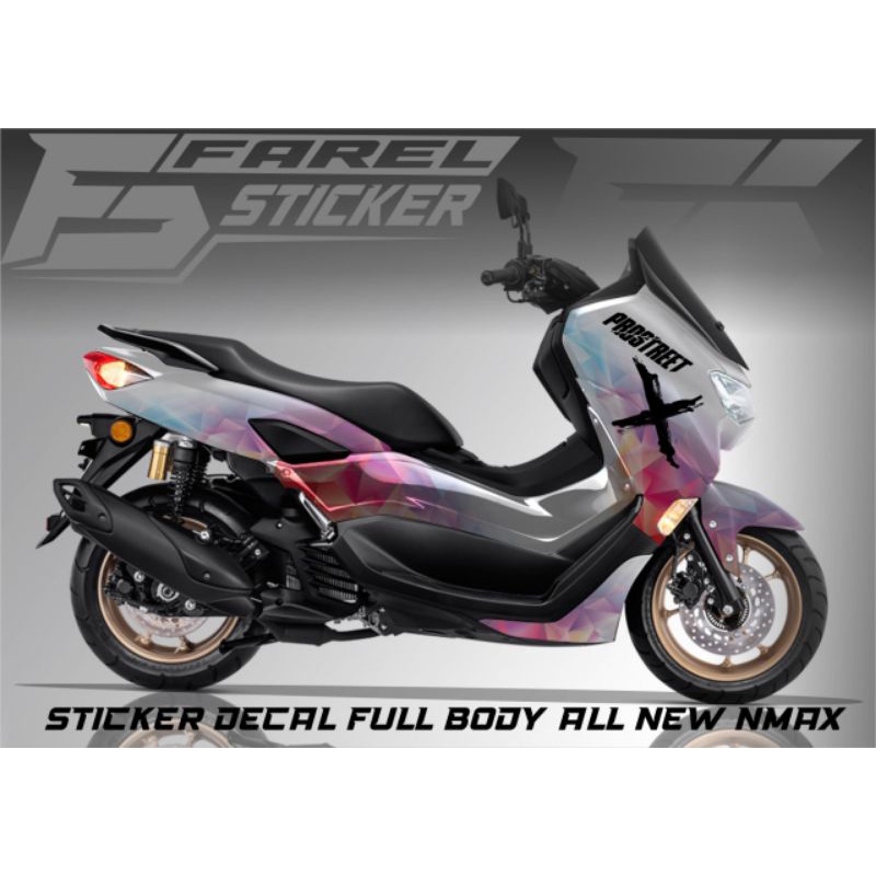 Jual STIKER DECAL FULL BODY UNTUK MOTOR NMAX NEW STRIPING DEKAL VARIASI ...