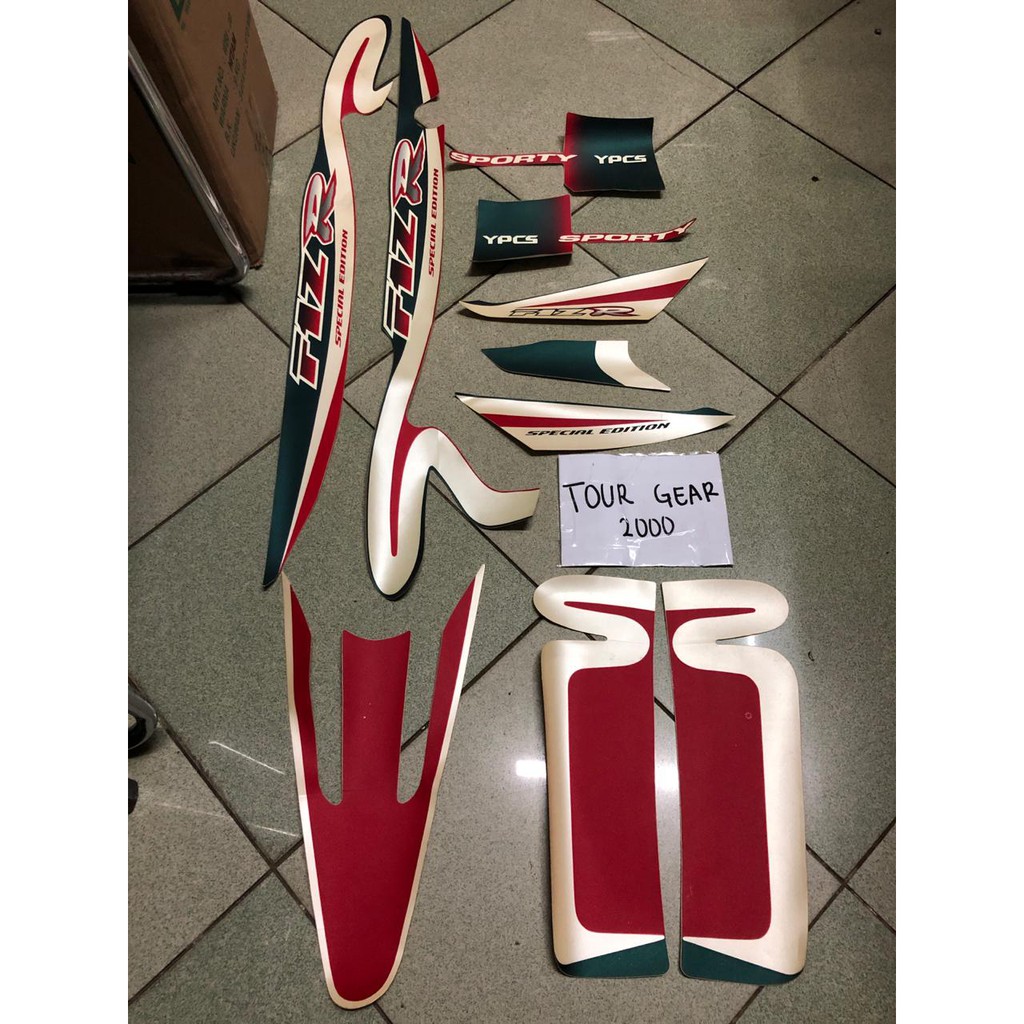 Jual STRIPING F1ZR F1Z R CALTEX ORIGINAL RITRAMA PANTONE LOST PACK ...