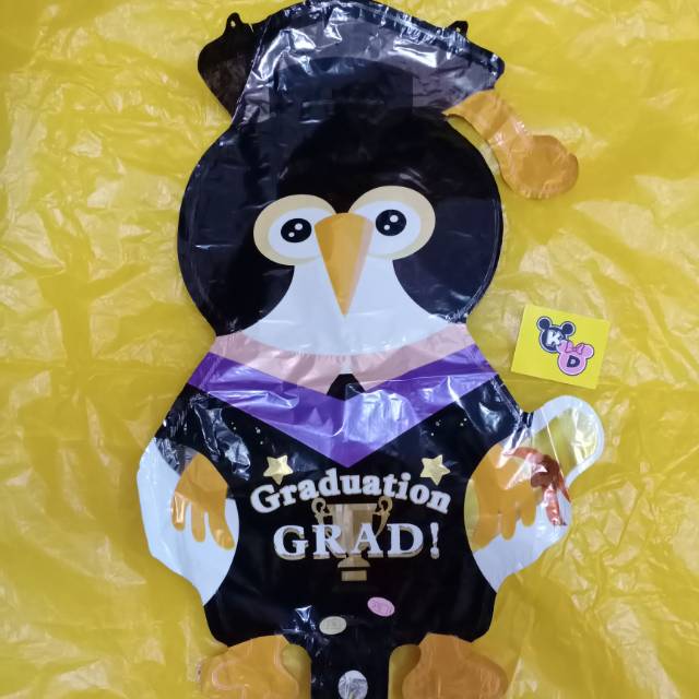 Jual Balon foil graduation | Balon sarjana | Balon penguin graduation ...