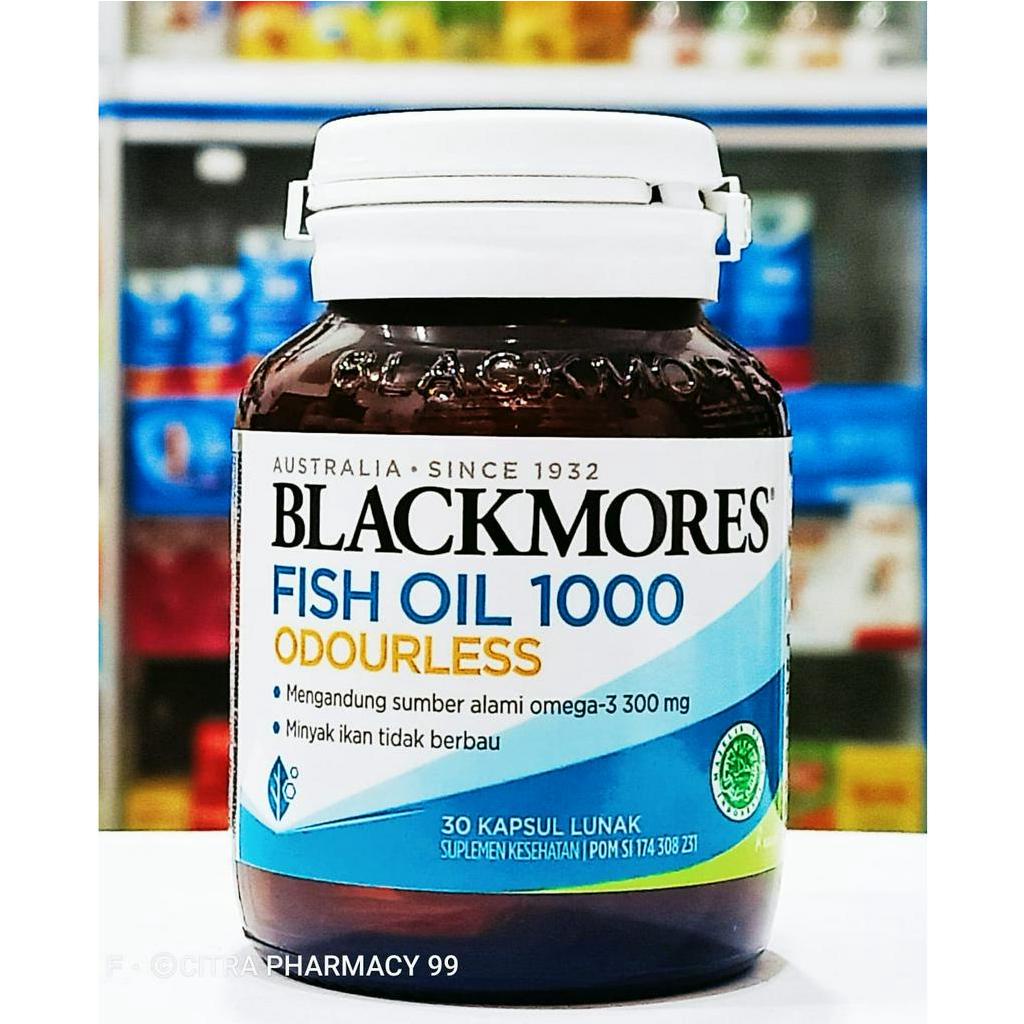 Jual Blackmores 𝐅𝐢𝐬𝐡 𝐎𝐢𝐥 𝟏𝟎𝟎𝟎 𝐎𝐝𝐨𝐮𝐫𝐥𝐞𝐬𝐬 - 𝐎𝐦𝐞𝐠𝐚-𝟑 𝟑𝟎𝟎𝐌𝐆 isi 30 Kapsul ...