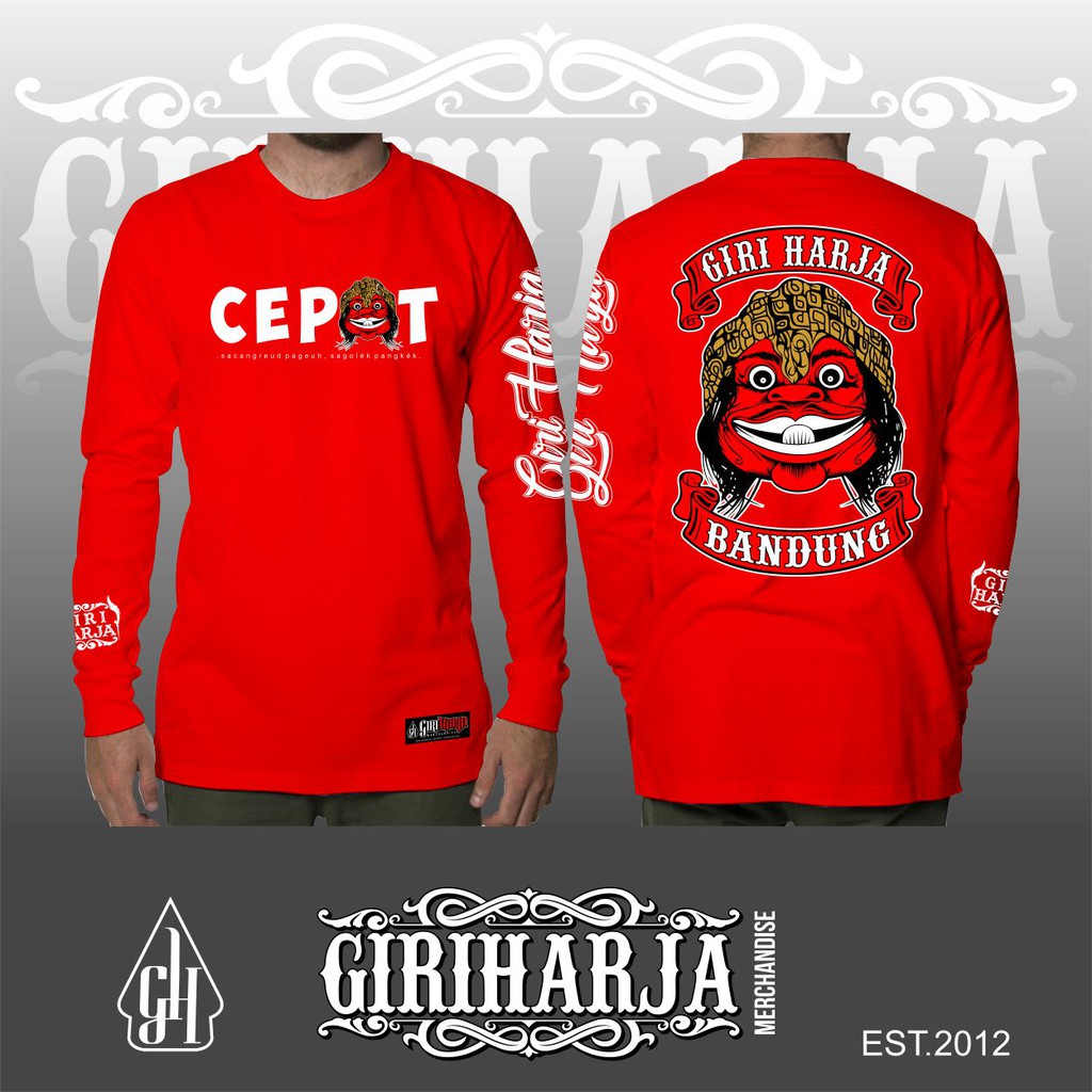 Jual Kaos wayang golek Cepot / kaos wayang golek Giri Harja / Kaos ...