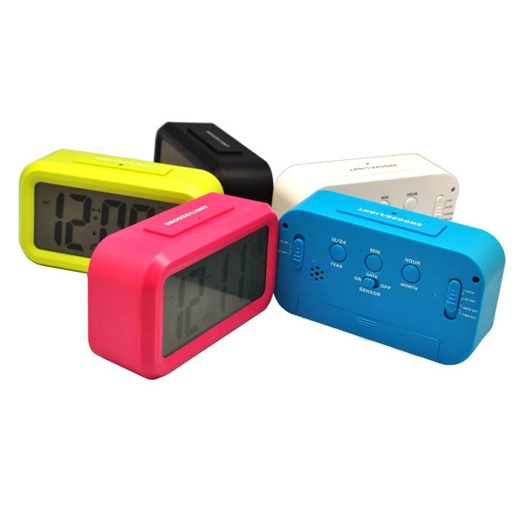 Jual Jam Duduk LCD Digital Dilengkapi Alarm | Shopee Indonesia