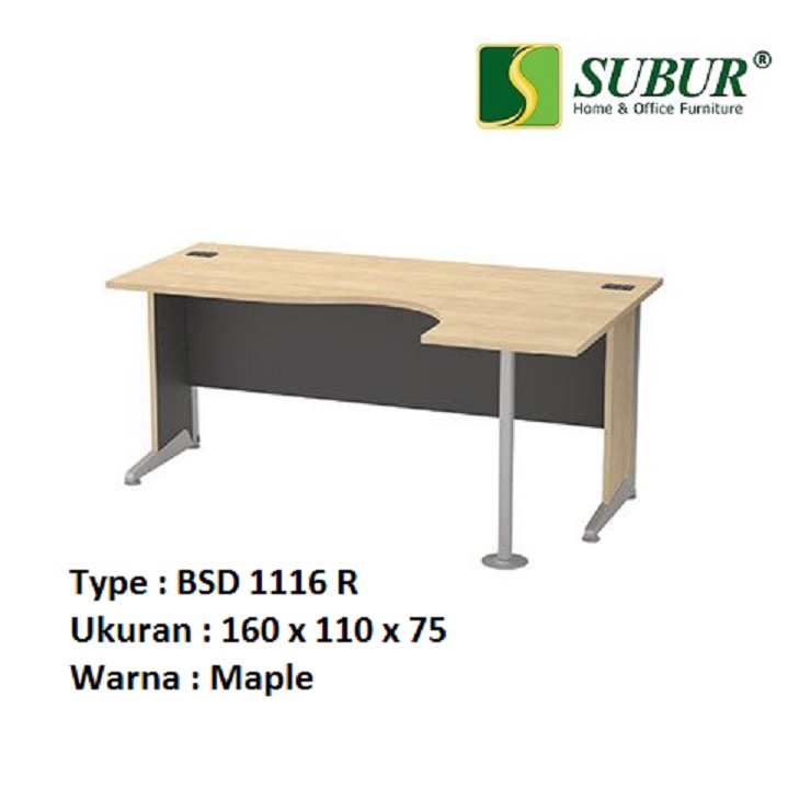 Jual Modera Meja Kantor L Kerja Staff BSD 1116 1600x110x75 Meja Kerja ...