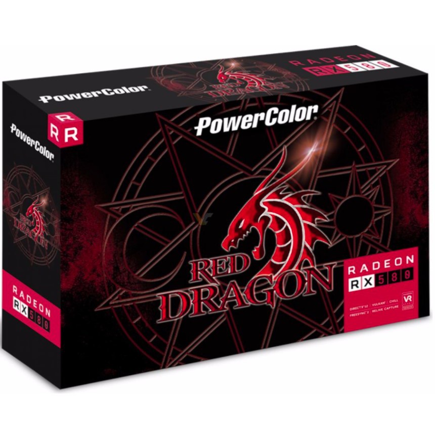 Jual VGA POWERCOLOR RADEON RX 580 RX580 RED DRAGON 8GB DDR5 256Bit ...