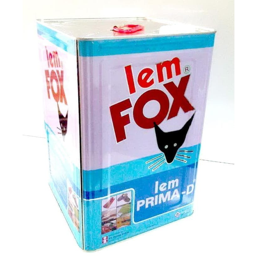 Jual LEM FOX KUNING PRIMA D 14KG / LEM KARPET SENDAL KULIT KAYU HPL ...