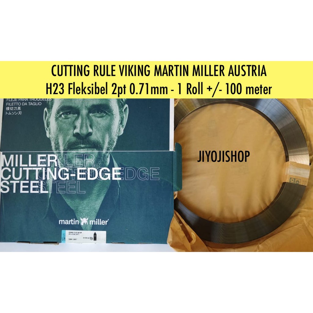 Jual Pisau Pond Roll VIKING CUTTING RULE H23 Fleksibel Martin Miller ...