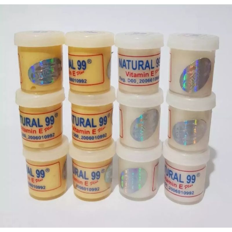 Jual CREAM NATURAL 99 ORIGINAL/cream siang dan malam(12pcs) | Shopee ...