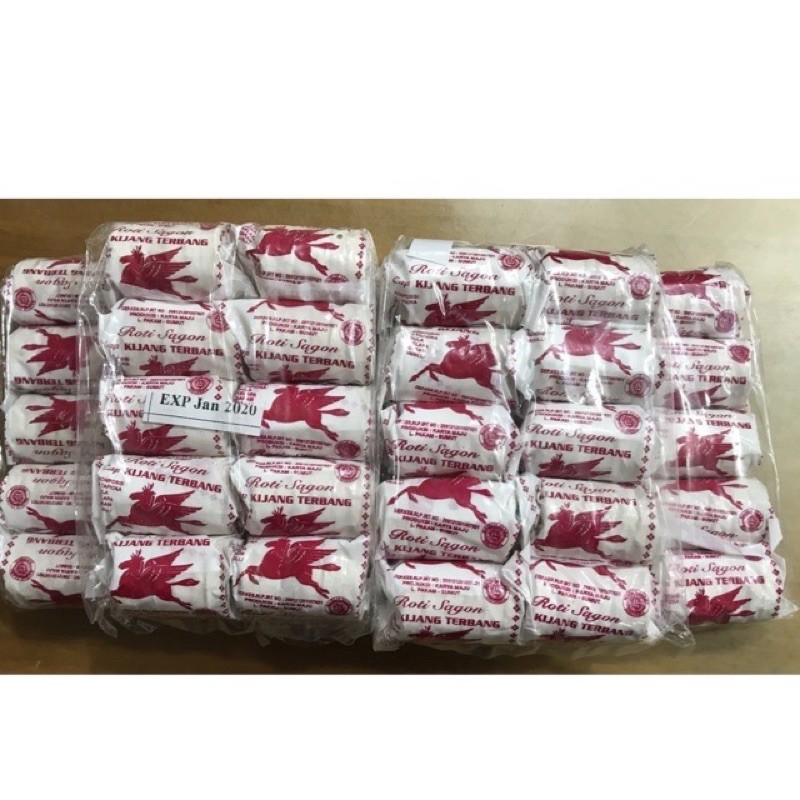 Jual Roti Sagon / Roti Sagu / Roti Jadul Cap Kijang Terbang - Snack ...