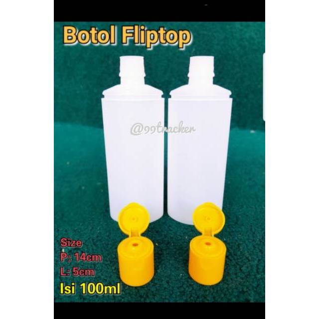 Jual Botol Plastik Fliptop 100ml | Shopee Indonesia