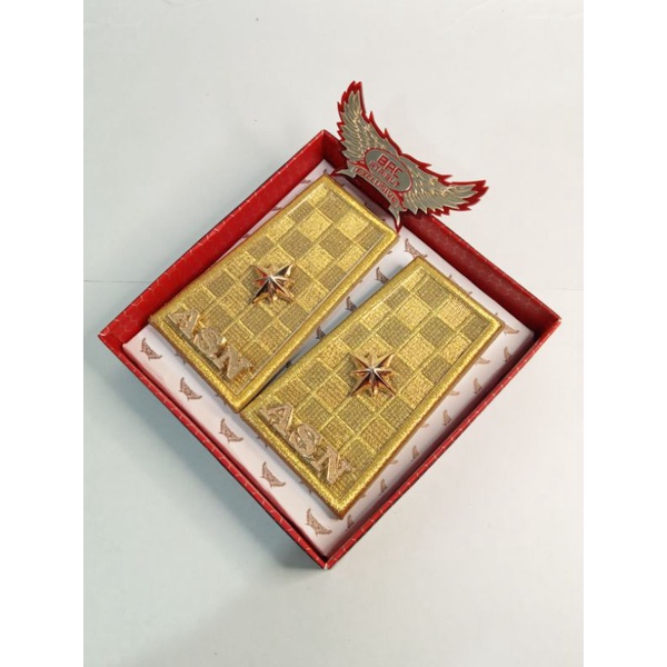 Jual Pangkat Pdh ASN Sumsel Kain Kuning Emas 4C | Shopee Indonesia
