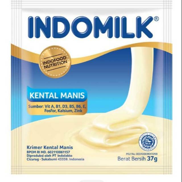 Jual Indomilk SKM Susu Kental Manis Putih Sachet - 6 pcs x 37 g ...