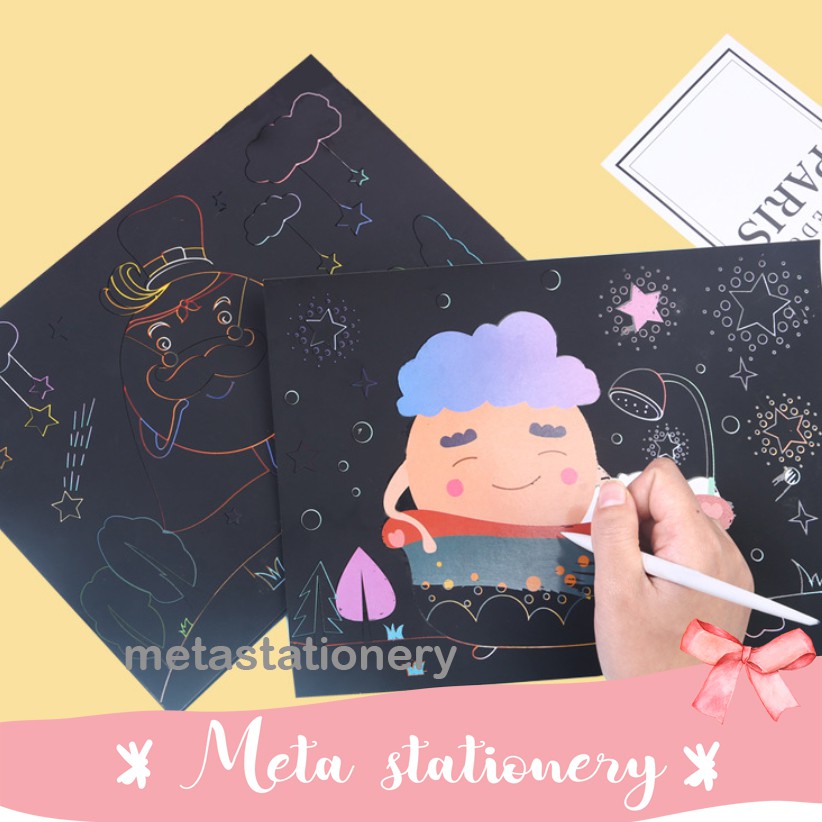 Jual Scratch Cards / Children Scratch Drawing Yuelu | Shopee Indonesia