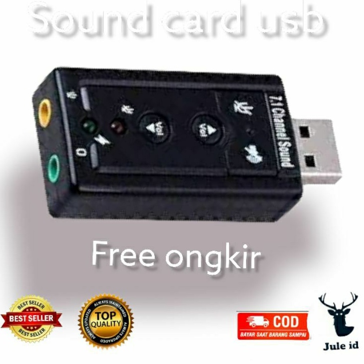 Jual SOUNDCARD USB 7.1 Channel External Audio SOUNCARD USB CONVERTER ...