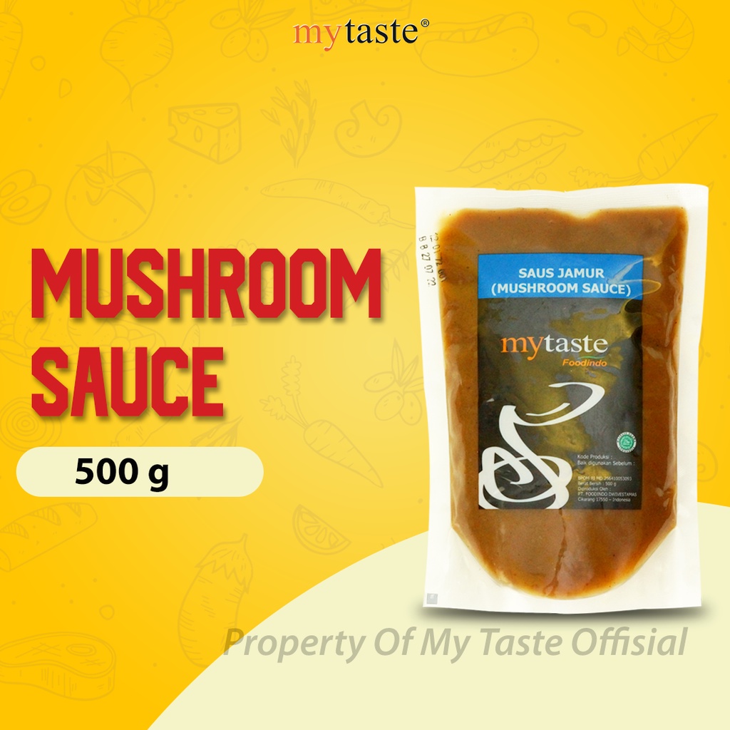 Jual My Taste Mushroom Sauce 500gr Saos Jamur Saus Mushroom Steak Saus ...
