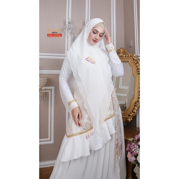 Jual BRIPI - GAMIS SYARI Shela raya putih | Shopee Indonesia