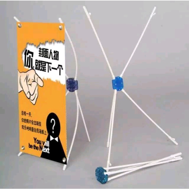 Jual Mini X banner A3 dan A4 - Rangka Saja | X banner Meja Mini ...