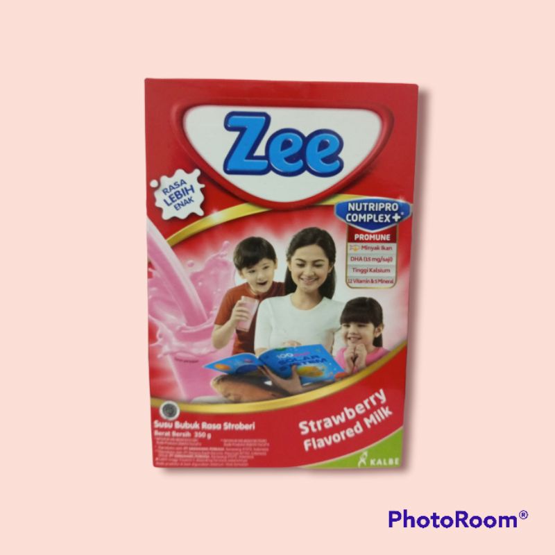 Jual Zee Susu Bubuk Rasa Stroberi Strawberry Flavored Milk 320gr ...