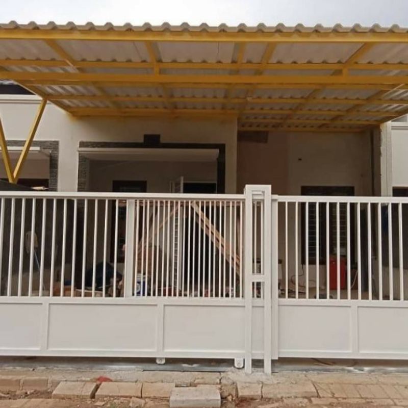 Jual PAGAR BESI DORONG GALVANIS | Shopee Indonesia