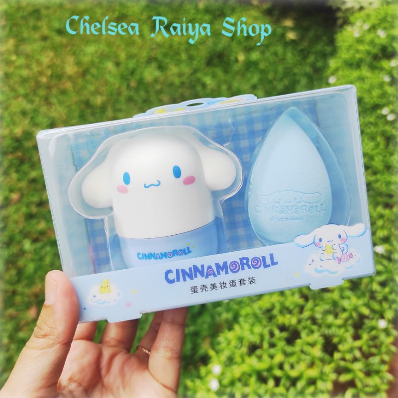 Jual Miniso x Sanrio Cinnamoroll Beauty Blender + Case Cinamoroll ...