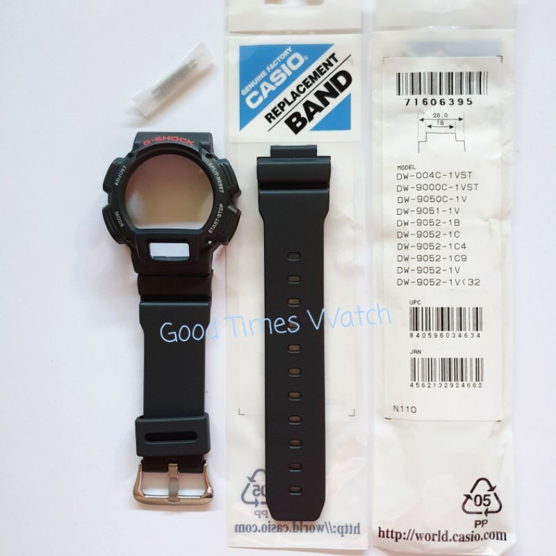 Jual PAKET STRAP BEZEL G-SHOCK DW-9052-1V DW 9052 Casio Original ...