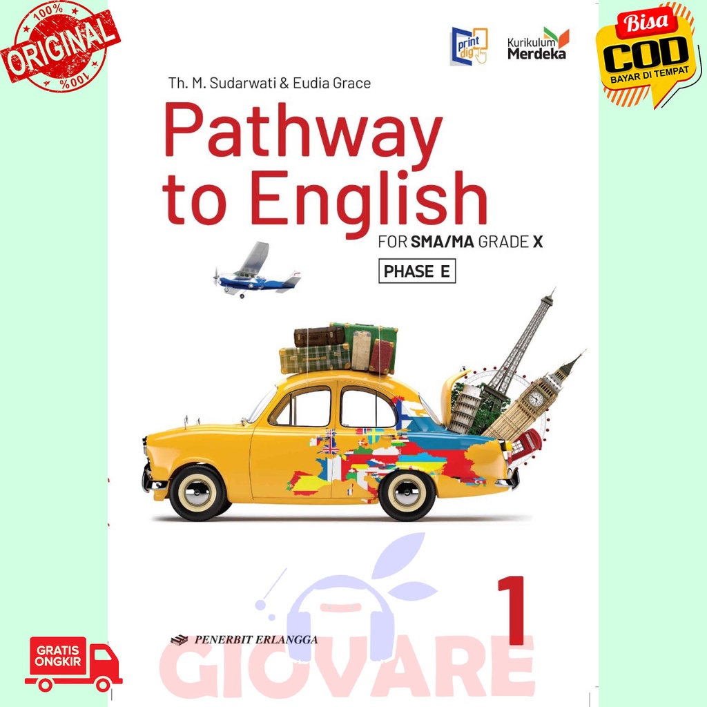 Jual BUKU PATHWAY TO ENGLISH KELAS 10 ERLANGGA KURIKULUM MERDEKA ...