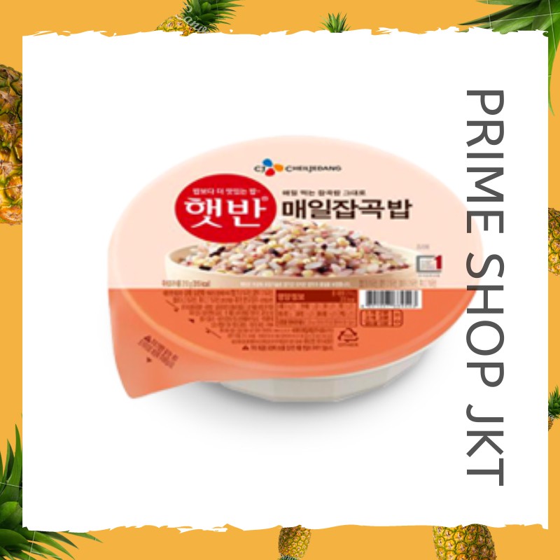 Jual Cj Hetbahn Nasi Instan dengan Beras Aneka 210 gr - Multigrain Rice ...