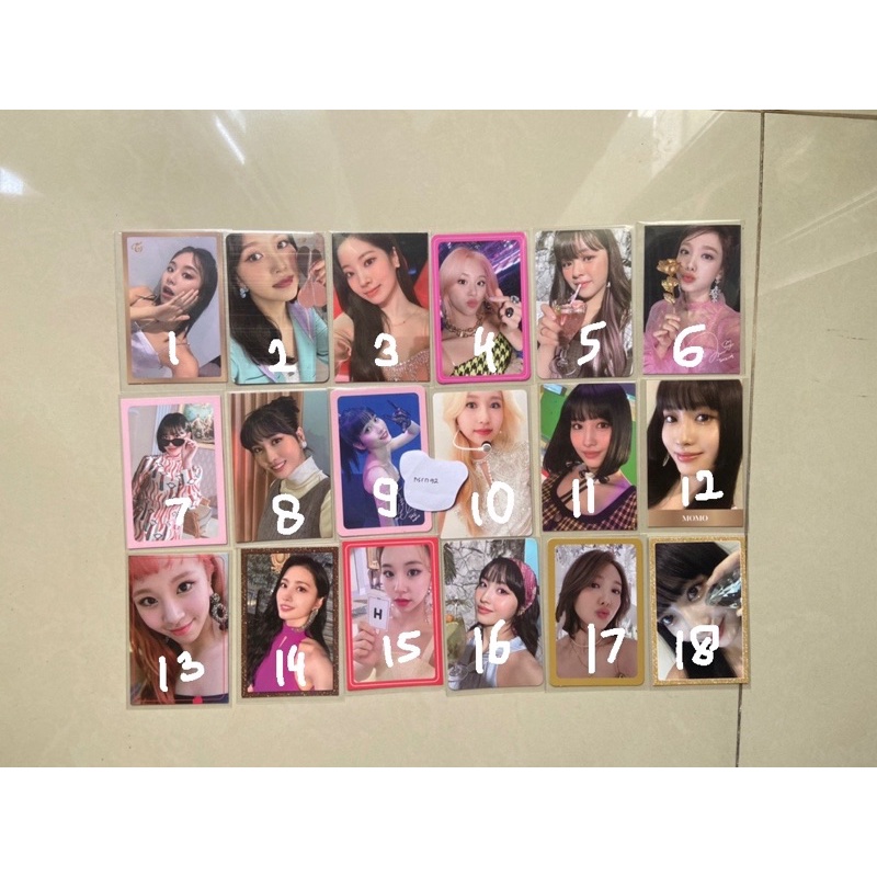 Jual OFFICIAL Twice PC Photocard Chaeyoung Chaeng Mina Dahyun Dubu Jeongyeon Nayeon Momo Feel ...