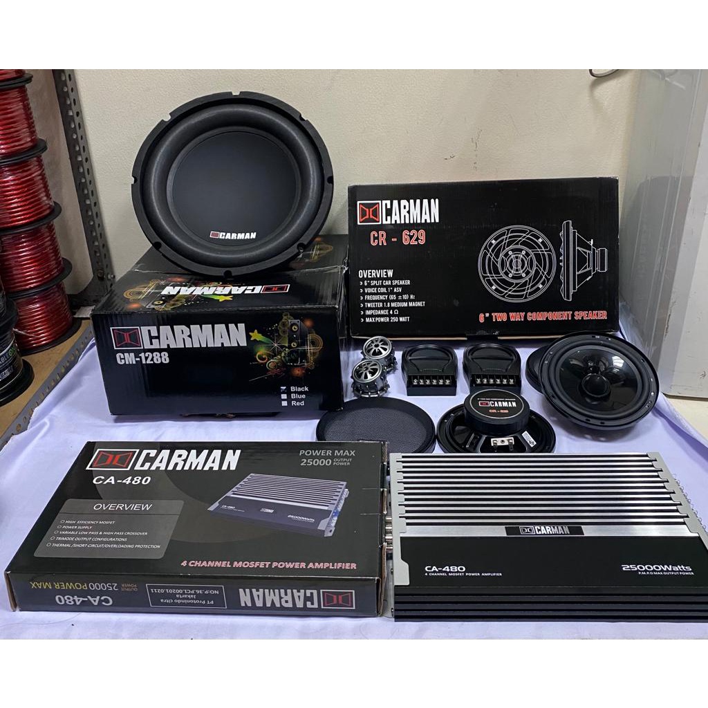 Jual Paket Audio Carman Untuk Mobil Suara Mantap Bassnya mantap murah ...
