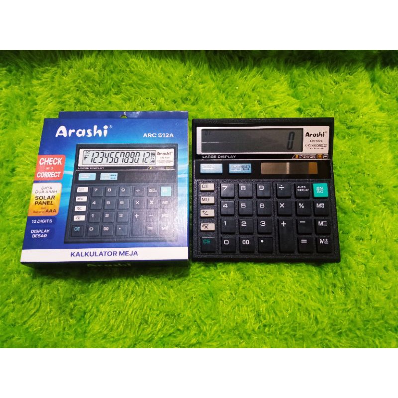 Jual Kalkulator Meja Alat Hitung 12 Digit Check&Correct Solar Dan ...