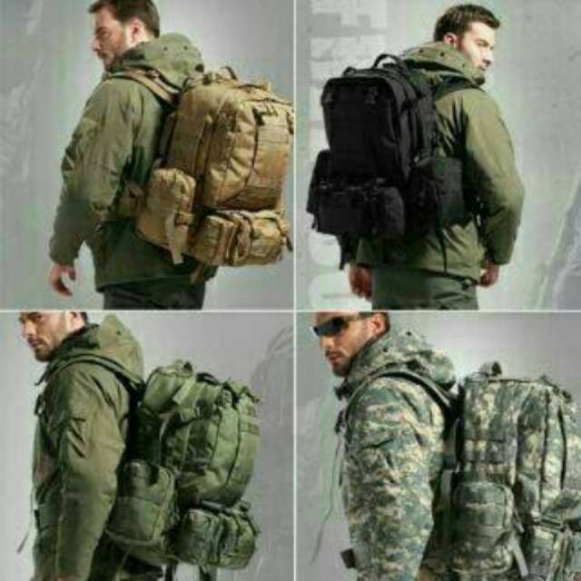 Jual Ransel Set Jumbo Army 023 Tas Militer Tas Seragam Tentara Tactical ...