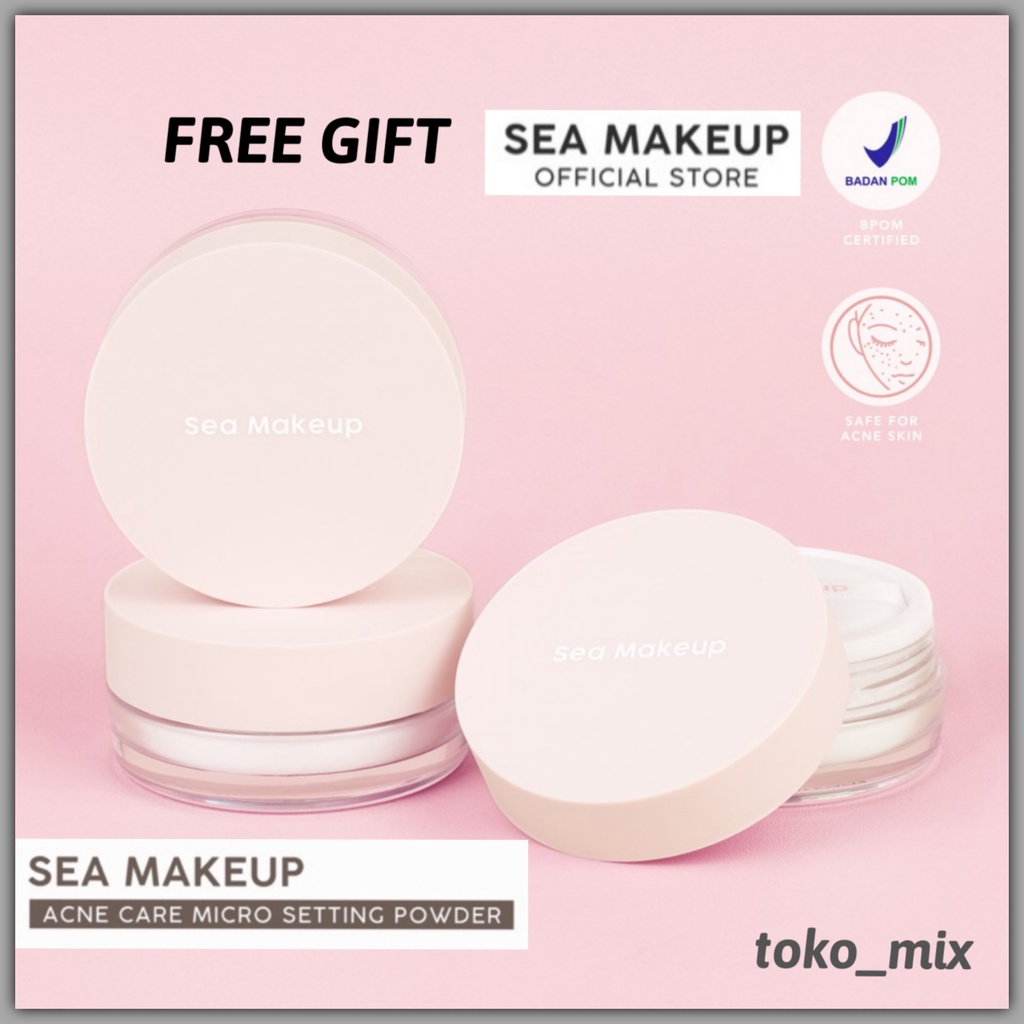 Jual SEA MAKEUP Acne Care Micro Setting Powder | Makeup for Acne Skin ...