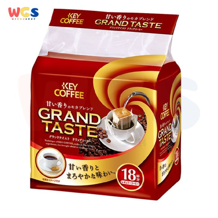 Jual Key Coffee Grand Taste Mocha Blend Ground Coffee 18s x 6g | Shopee ...