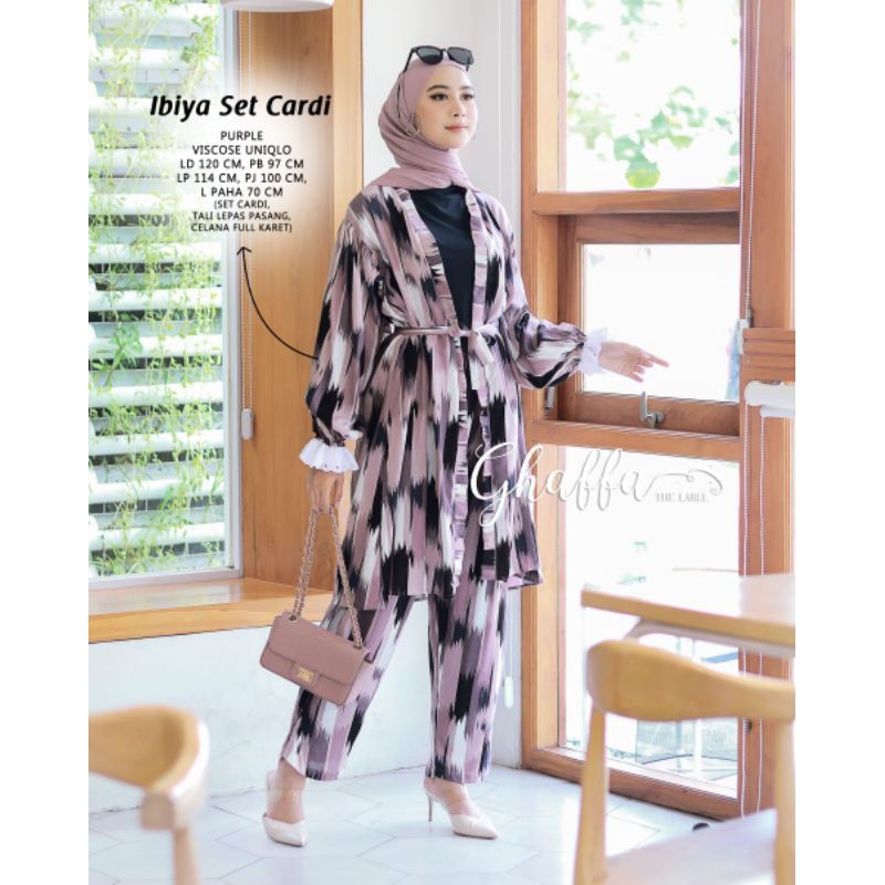 Jual IBIYA SET CARDI ORIGINAL BY GHAFFA THE LABEL | Shopee Indonesia