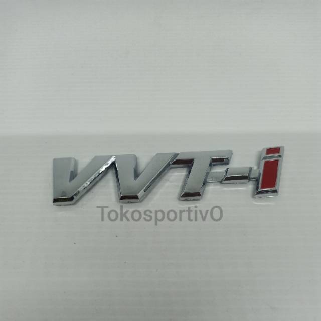 Jual Lambang / Logo / Emblem / Tulisan VVT-i chrome MoDel ORI | Shopee ...