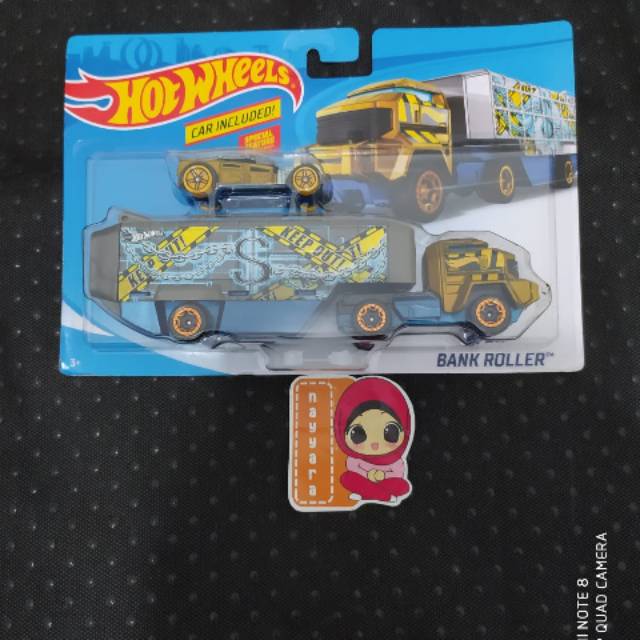 Jual Hotwheels Bank Roller - Hotwheels Team Transport - Truck - Car ...
