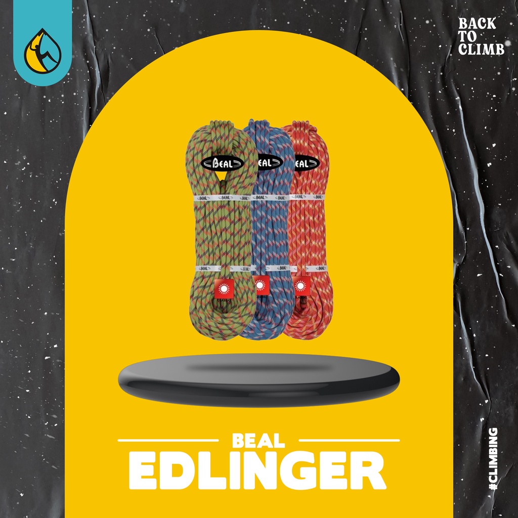 Jual Beal "EDLINGER" Dynamic rope 10.2mm (50m) BNWT . Tali Panjat ...