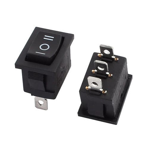 Jual A157 Rocker saklar 10x15mm switch on off on kecil 3 pin 3 kaki ...