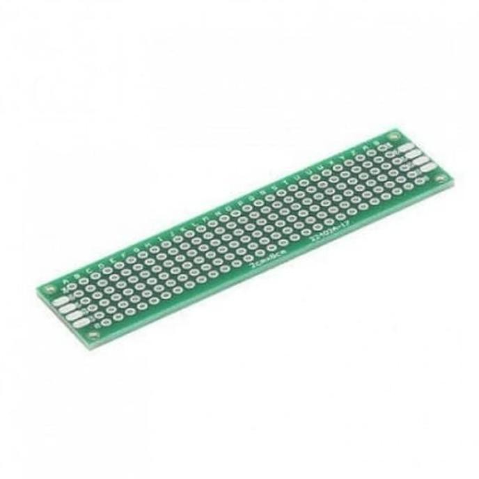 Jual Pcb Bolong Lubang Ic Dot Matrix Double Layer Fr4 Fiber Hijau 2X8 ...