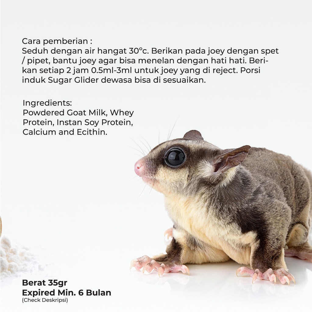 Jual SUGAR GLIDER STAR Premium Glider Milk Susu Sugar Glider ...