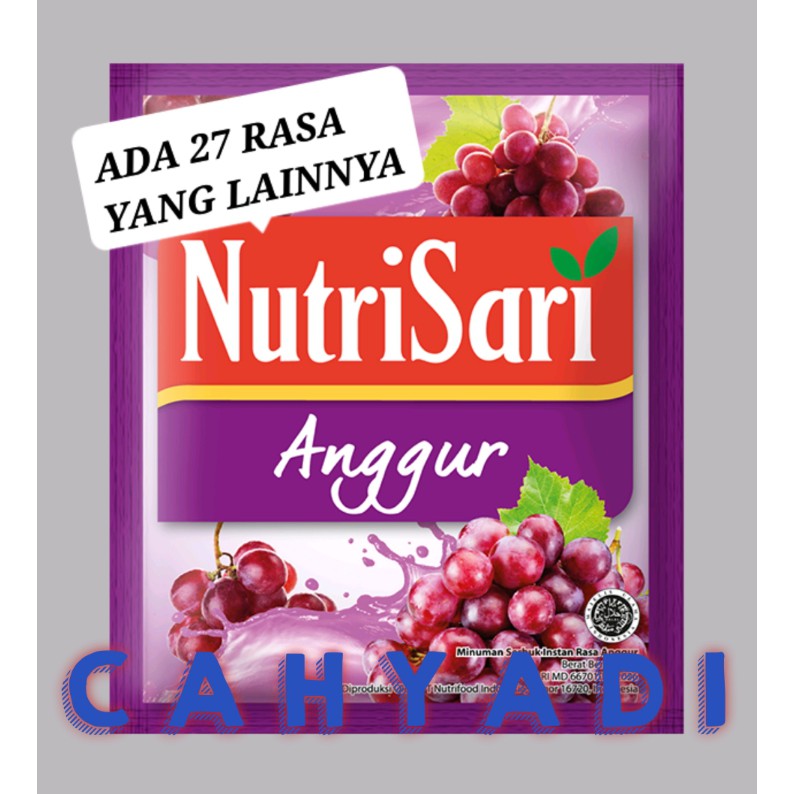 Jual Nutrisari Anggur / Renceng ( 10 Sachet ) | Shopee Indonesia