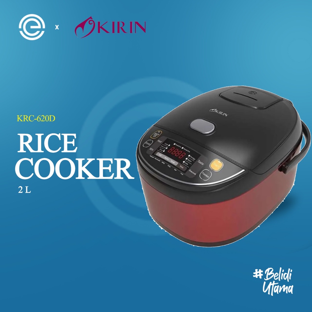 Jual KIRIN Rice Cooker Digital 2 Liter KRC-620D | Shopee Indonesia