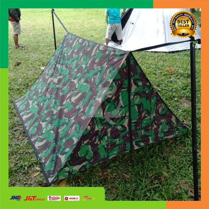 Jual Tenda Loreng Standar TNI Militer , Tenda perorangan Waterproof ...